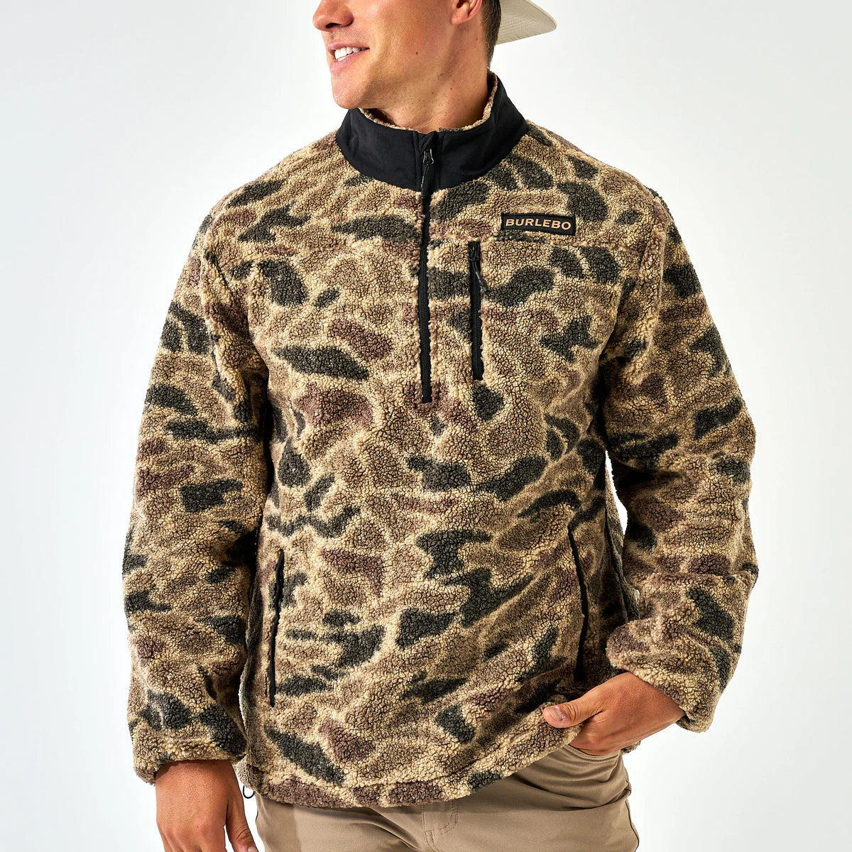 Sherpa - Quarter Zip - Rocky MountainCamo – The Dapper Den